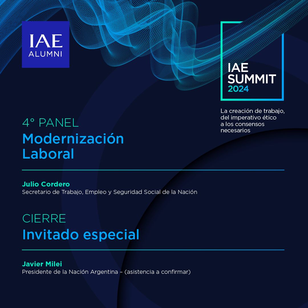 IAE SUMMIT 2024 “Modernización laboral" - CEC